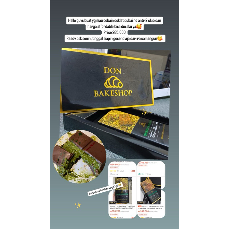 Jual Coklat Dubai by Don Bakeshop | Shopee Indonesia