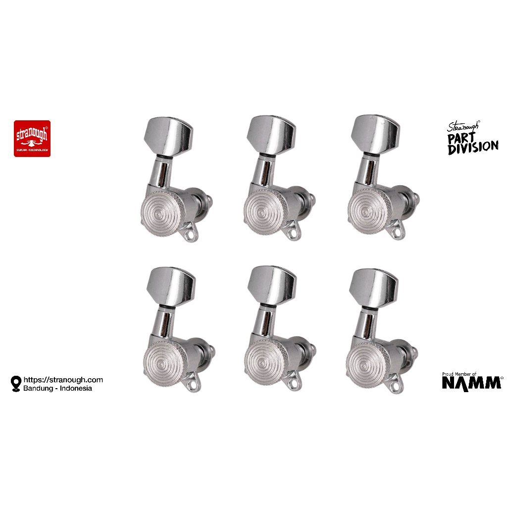 Jual Standard Mini Keys Locking Tuner 6 In Line SET (Chrome) | Shopee ...