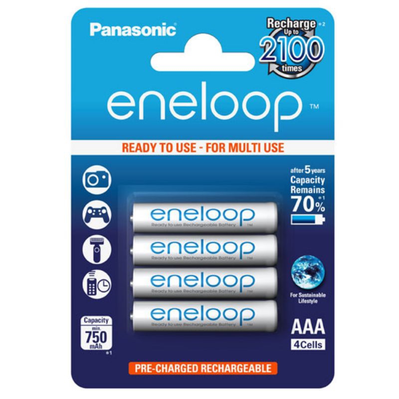 Jual Panasonic Eneloop Lite AA AAA Batre Rechargeable ORI | Shopee ...