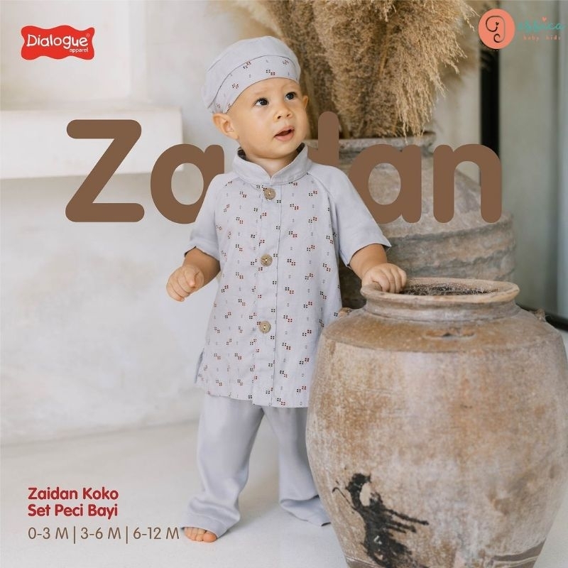 Jual Dialogue Baby Apparel - Zaidan Koko Set Peci Bayi | Shopee Indonesia