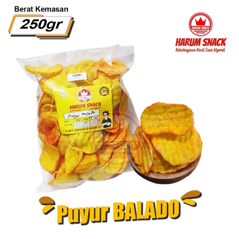 Jual KERIPIK PUYUR SINGKONG 200 Gram [Harum Snack Official] SNACK ...
