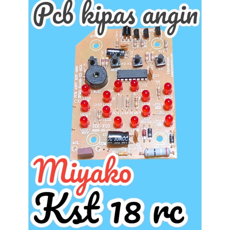Jual papan pcb modul kipas angin miyako original KST 18 RC | Shopee ...