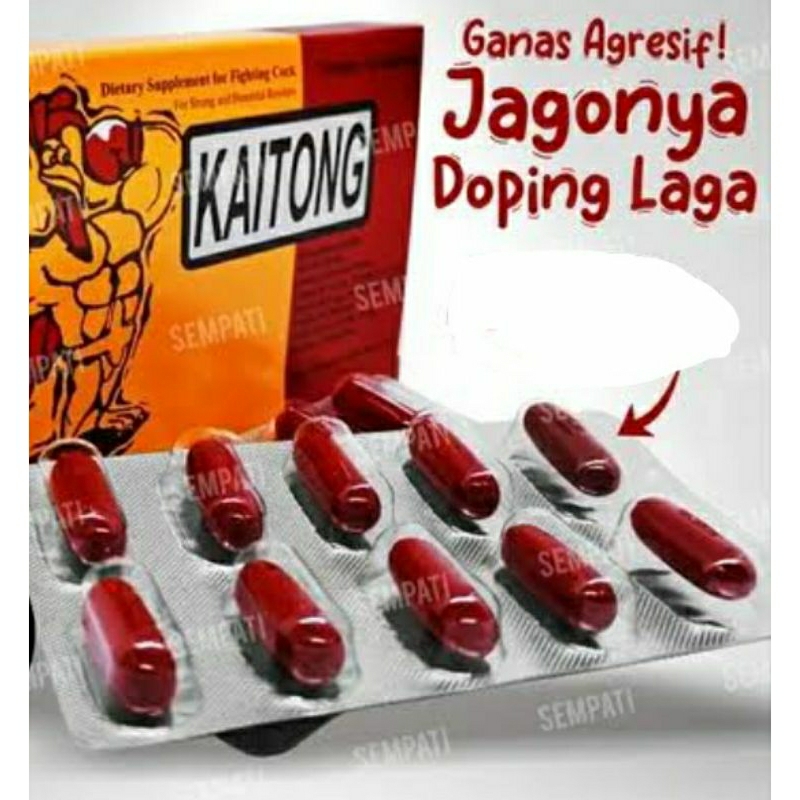 Jual Kaitong Suplemen Ayam Tarung Penambah Stamina Agresif Pukul ...