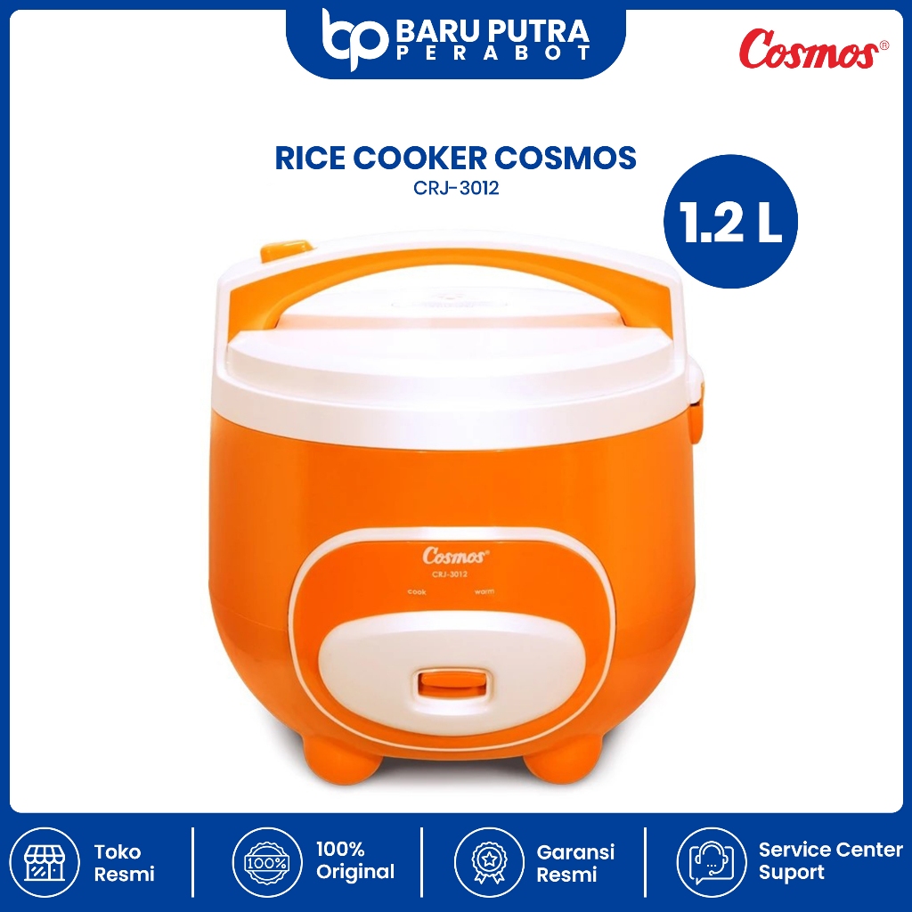 Jual Cosmos Rice Cooker Non Stick CRJ-3012 Candy - 1.2L | Shopee Indonesia