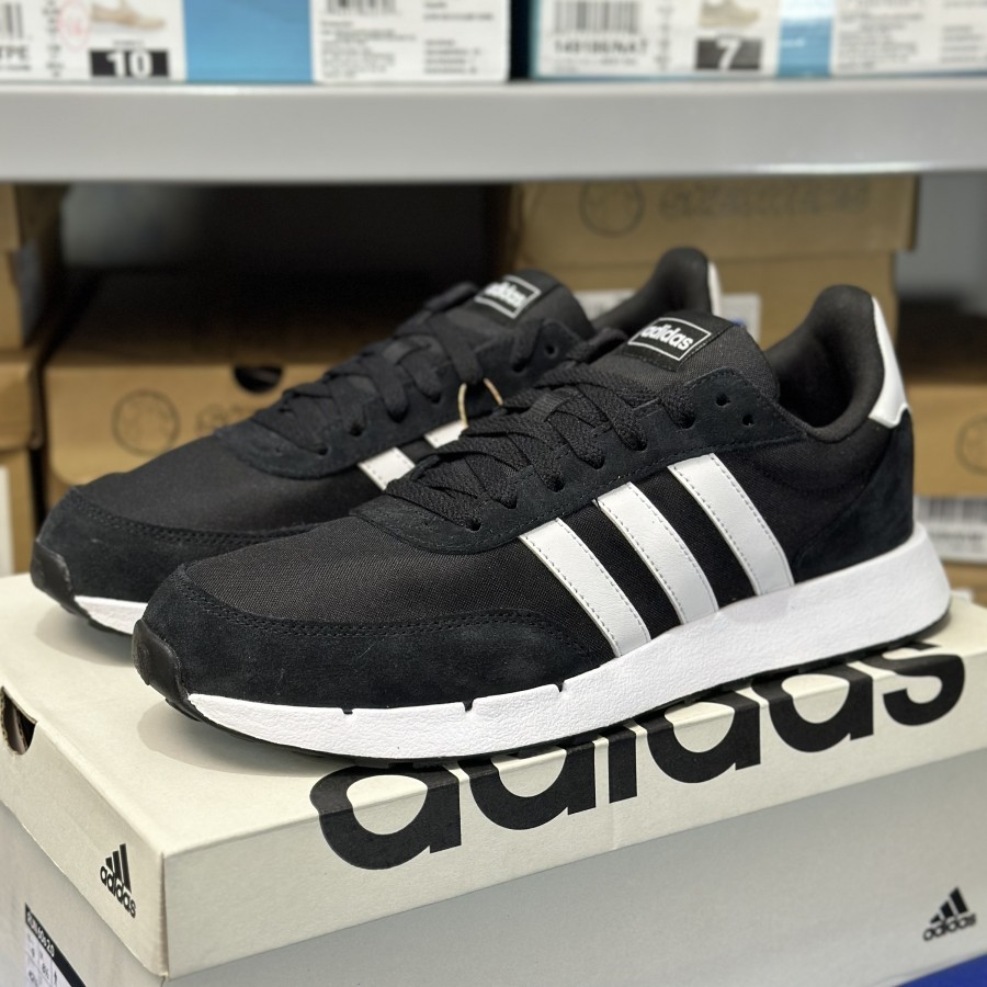 Jual Sepatu Running Pria Adidas Run 60s Black Original | Shopee Indonesia