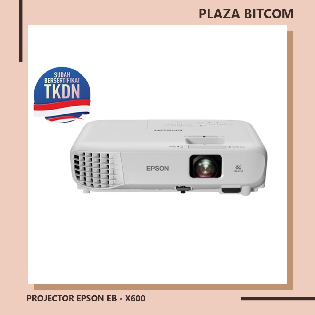 Jual Projector EPSON EB - X600 XGA 3LCD 3600 Ansi Lumens HDMI VGA| BITCOM PLAZA | Shopee Indonesia