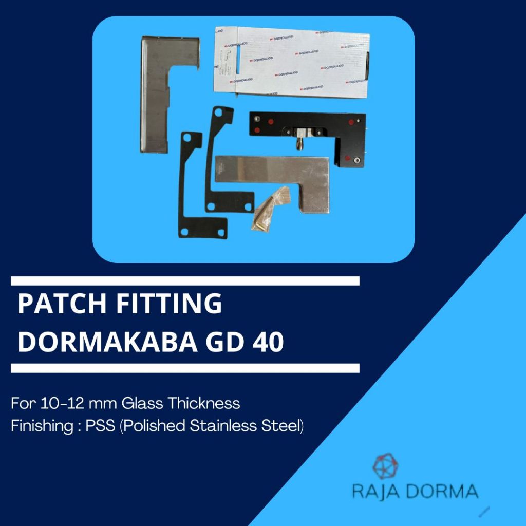 Jual Dorma GD PT 40 PSS Patch Fitting Dormakaba PT40 | Shopee Indonesia