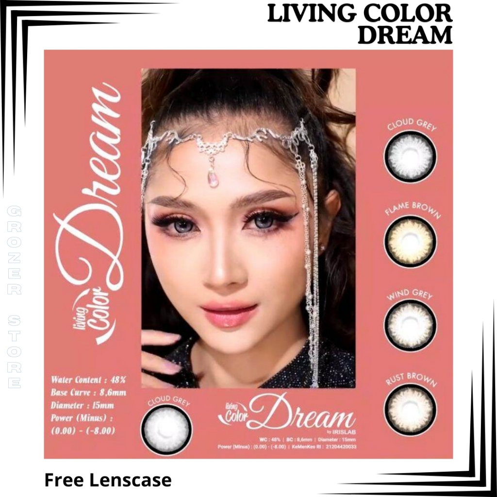 Jual SOFTLENS LIVING COLOR DREAM DIA. 15.00mm - MINUS ( -0.50 SD -6.00 ...