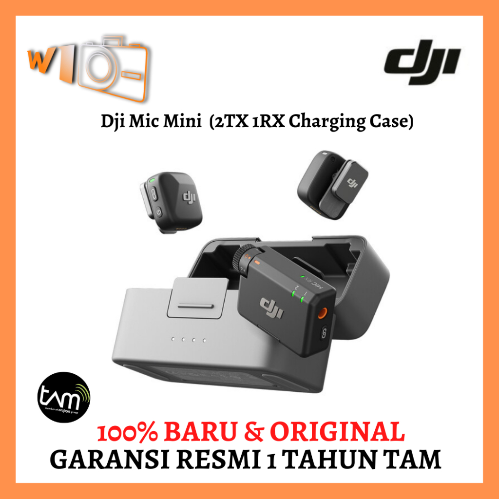 Jual Dji Mic Mini (2TX 1RX Charging Case) | Shopee Indonesia