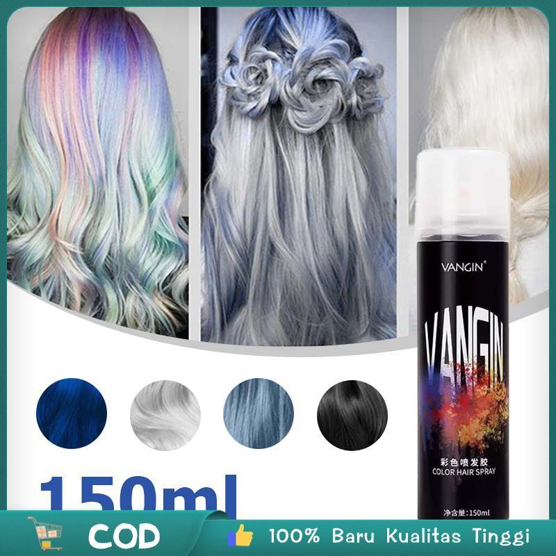 Jual 150ml Colour Spray Hair Hair Color Spray Non Permanent Warna ...