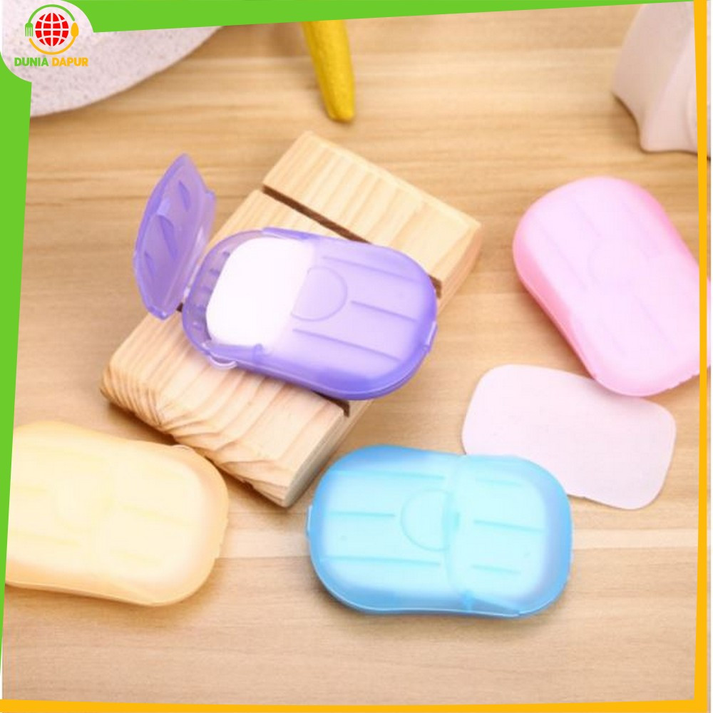 Jual Paper Soap Mini Sabun Cuci Tangan Kertas Isi 20pcs Praktis / Sabun ...