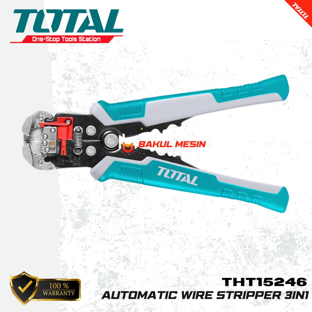Jual TOTAL THT15246 Automatic wire stripper 3 in 1 multi-function | Shopee Indonesia