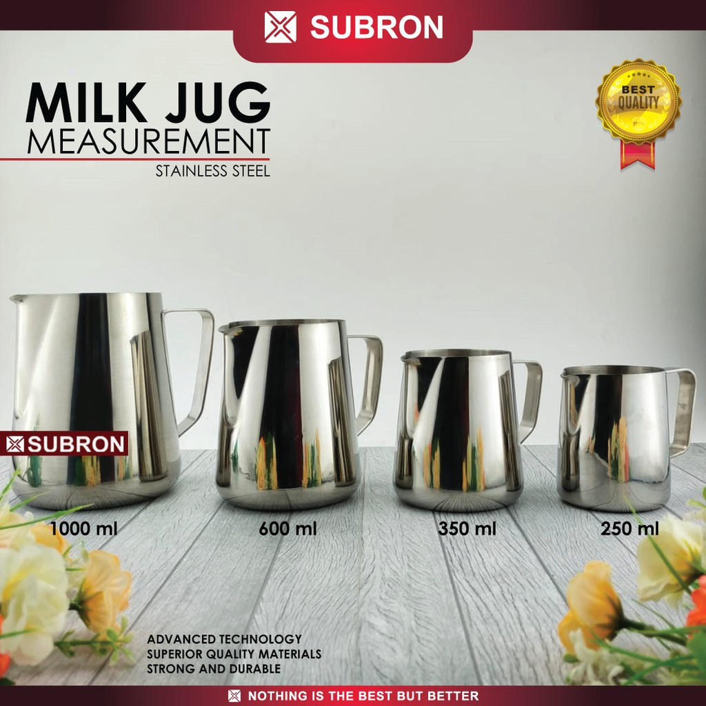Jual SUBRON MILK JUG MJ-250 / MJ-350 / MJ-600 / MJ-1000 / GELAS TAKARAN ...