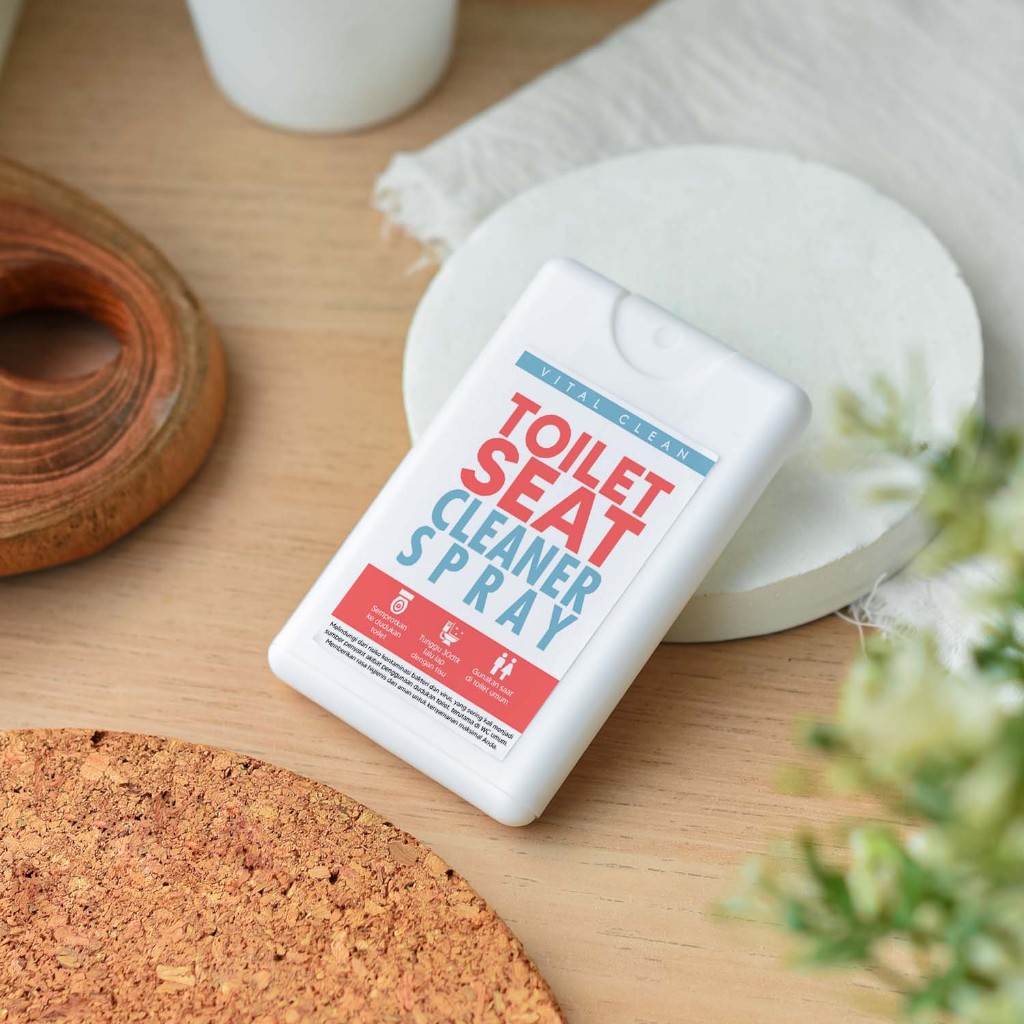Jual Vital Clean Toilet Seat Cleaner Spray 20 ml | Shopee Indonesia