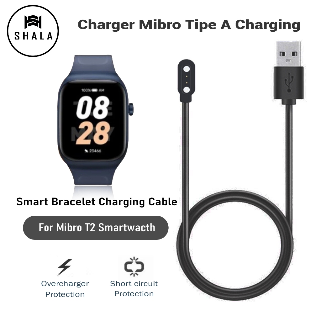 Jual Kabel Charger Xiaomi Mibro T2 Smartwacth Tipe A Charging | Shopee ...