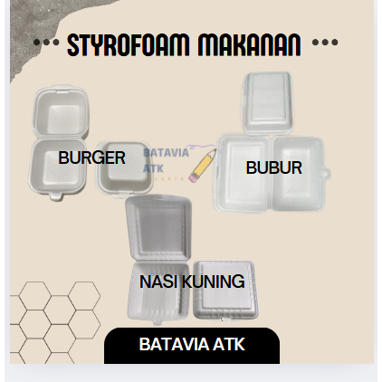 Jual Styrofoam / stereofoam makanan nasi kuning | Shopee Indonesia