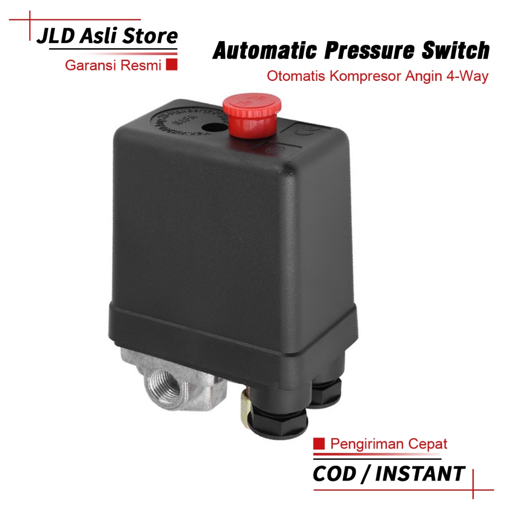 Jual JLD Otomatis Kompresor Angin 4-Lubang Automatic Pressure Switch ...