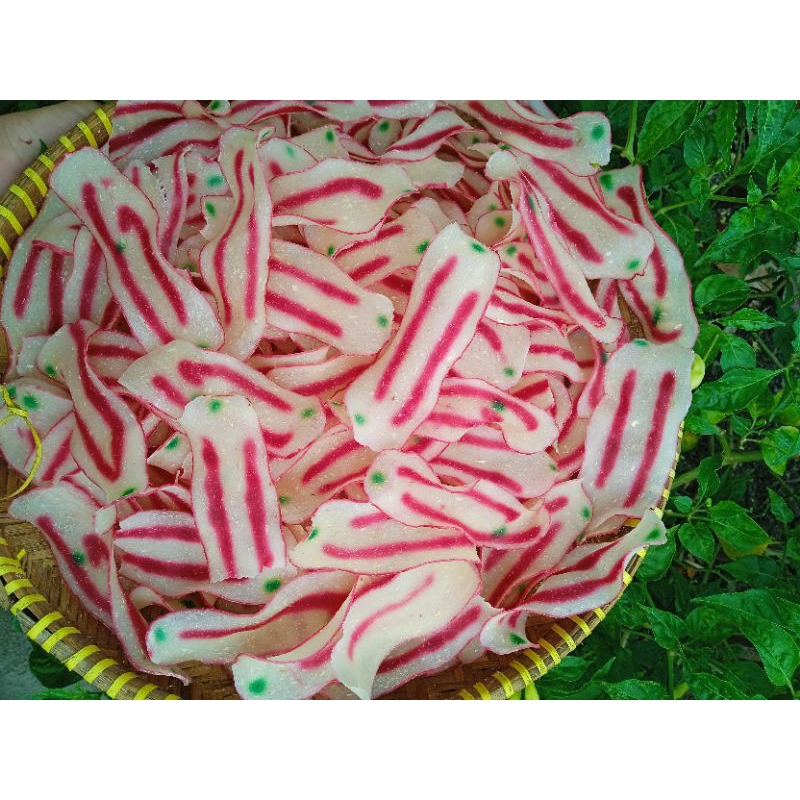 Jual Kerupuk merah putih/ kerupuk sermier mentah/ kerupuk semier mentah ...