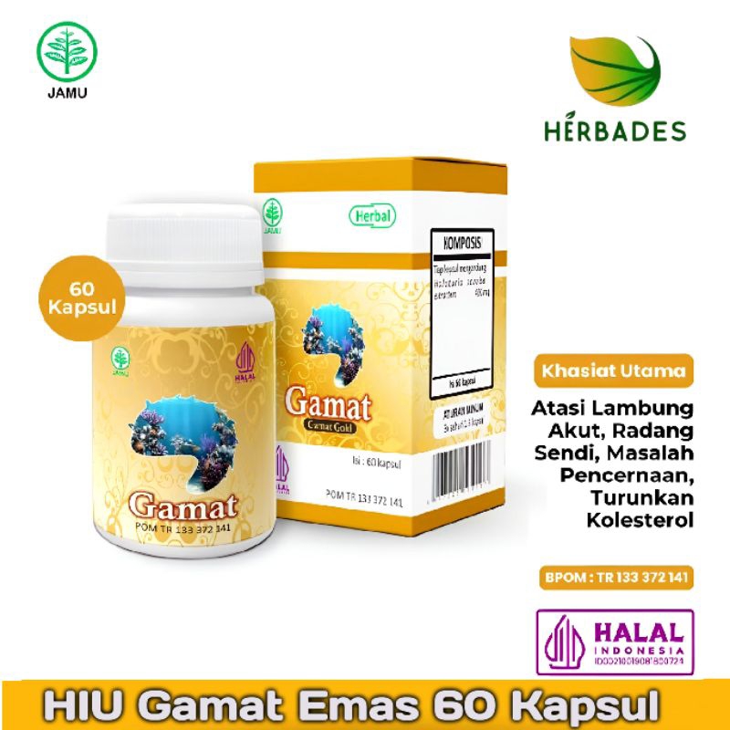 Jual 𝐇𝐈𝐔 𝐆𝐚𝐦𝐚𝐭 𝐆𝐨𝐥𝐝 𝟔𝟎 𝐊𝐚𝐩𝐬𝐮𝐥 - 𝐒𝐮𝐩𝐥𝐞𝐦𝐞𝐧 𝐇𝐞𝐫𝐛𝐚𝐥 𝐔𝐧𝐭𝐮𝐤 𝐑𝐚𝐝𝐚𝐧𝐠 𝐒𝐞𝐧𝐝𝐢 ...