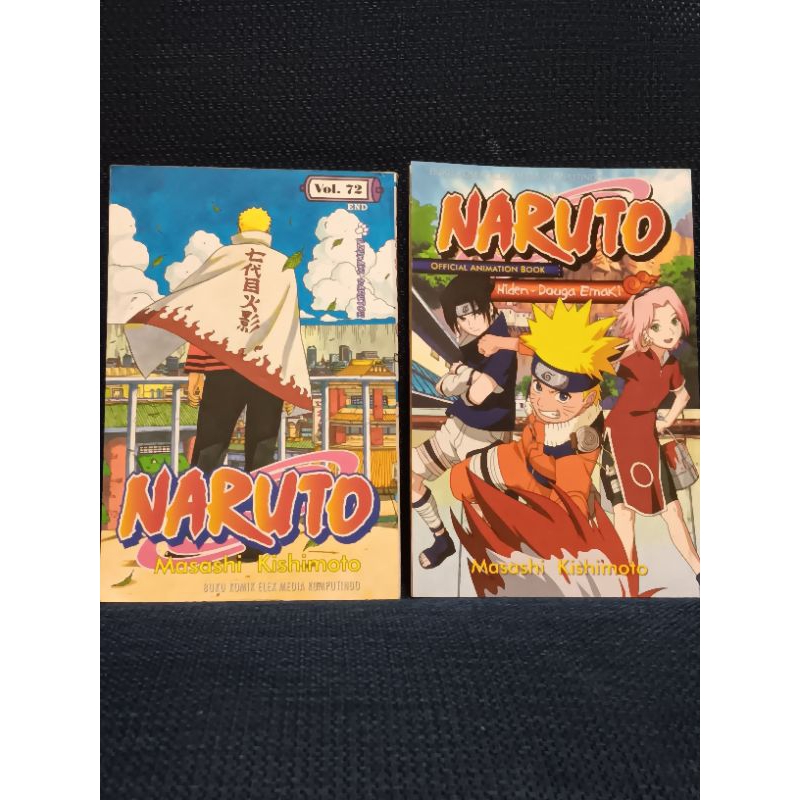Jual Komik Prelove Naruto Vol 72 End Dan Naruto Official Animation Book Hidden Douga Emaki Full ...