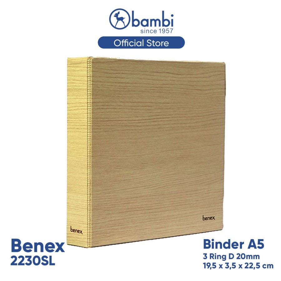 Jual Benex 3 Ring Binder D-Type A5 20mm 2230SL - Binder Photocard ...