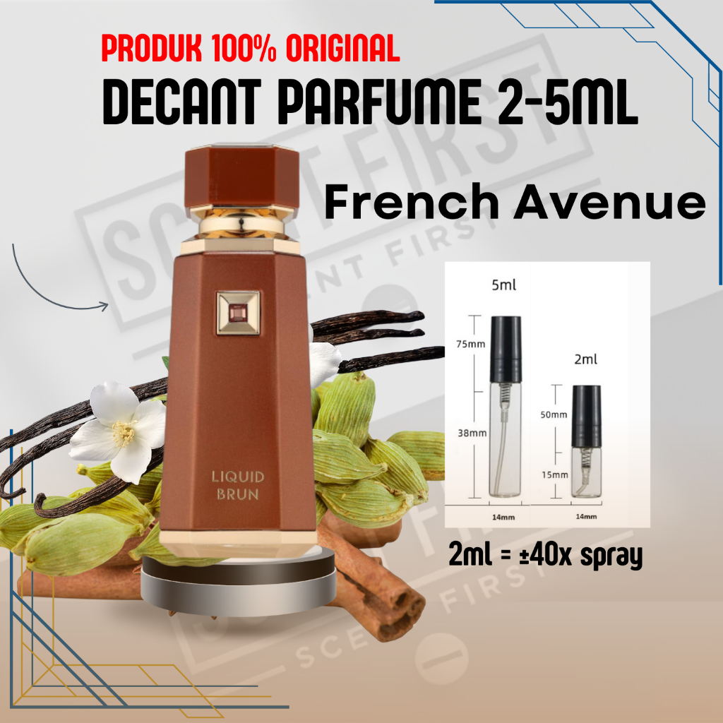 Jual Decant Parfum French Avenue Liquid Brun EDP | Shopee Indonesia