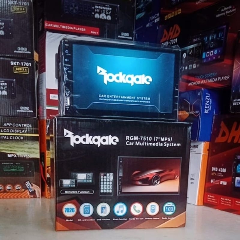 Jual Head Unit Tape Mobil Double Din 7" Deckless Full HD MP5 Vidio ...