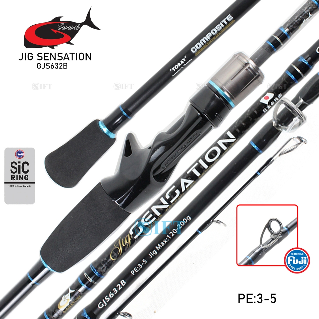 Jual Joran OH G-TECH JIG SENSATION 632 PE 2-5 | Fuji SiC + Seat | Rod ...