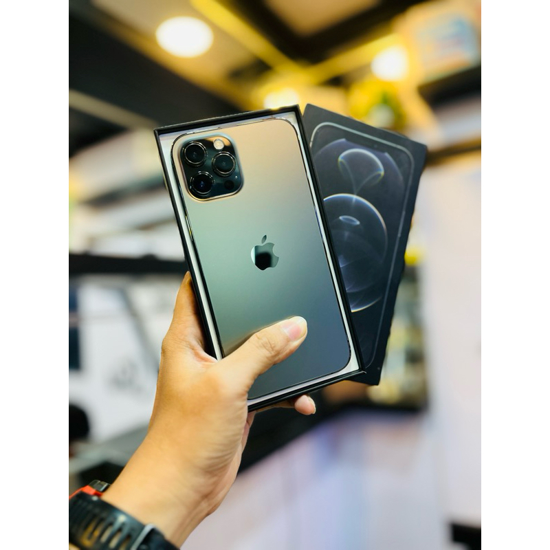 Jual iphone 12 promax 256gb ibox graphite | Shopee Indonesia