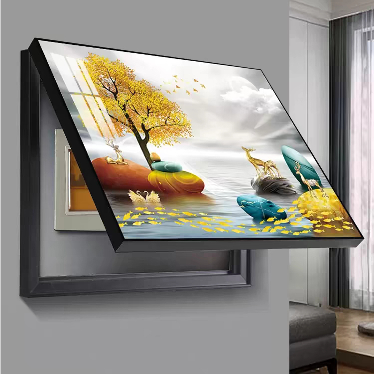 Jual Lukisan Dinding Hiasan Penutup Panel Listrik MCB 5D Porcelain ...