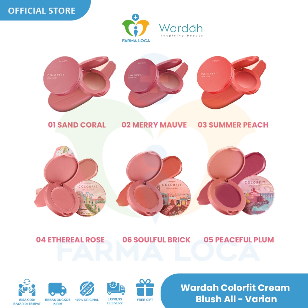 Jual Wardah Colorfit Cream Blush - Formula Ringan dan Teksturnya ...
