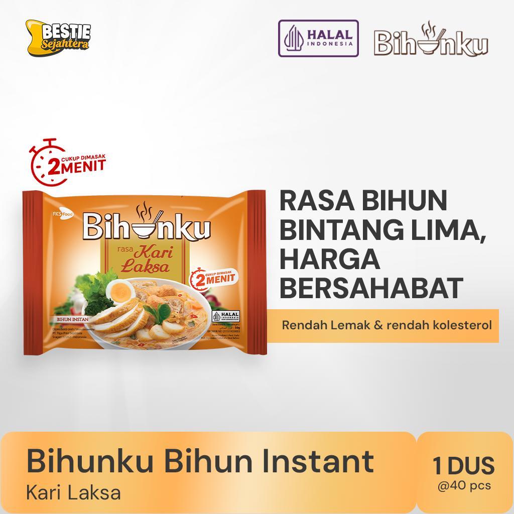 Jual Bihunku Instan - Kari Laksa - 1 Karton - 40 Pcs - 55gr | Shopee ...