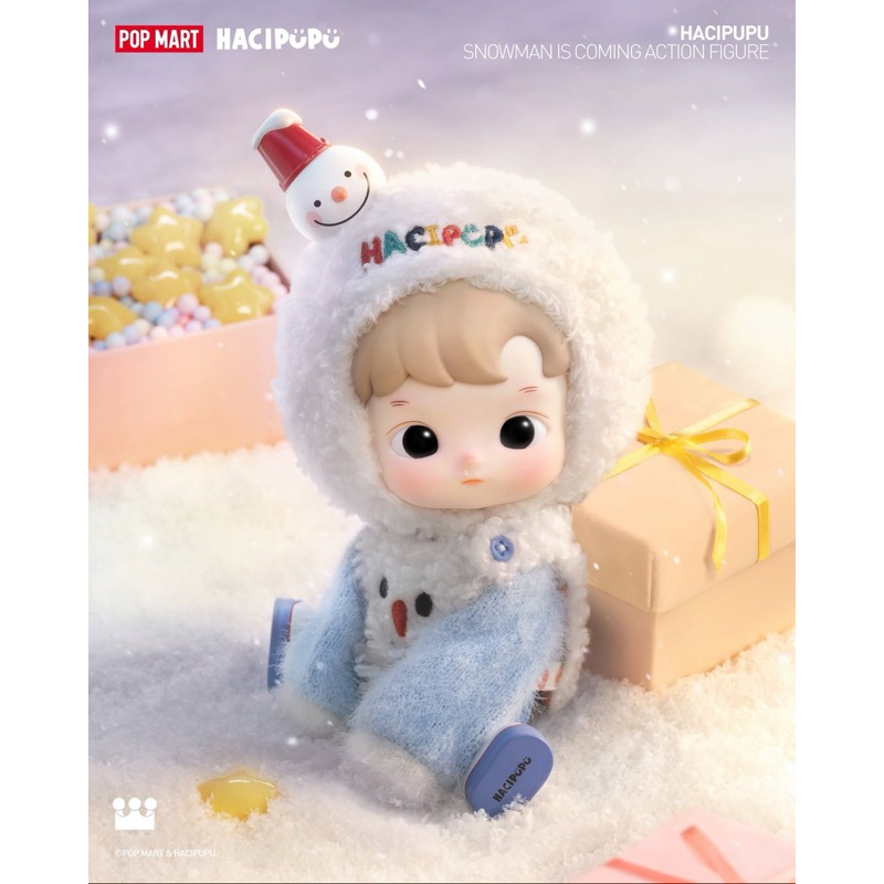 Jual Hacipupu Snowman Action Figure ORIGINAL POPMART / Ready Labubu ...