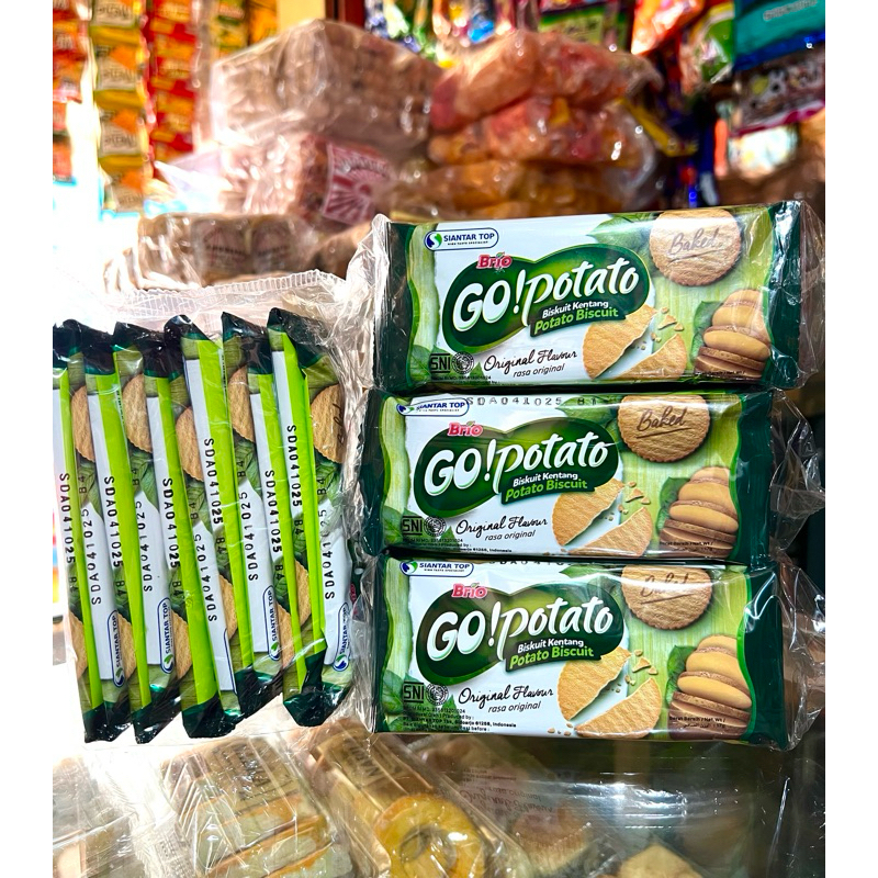 Jual Biskuit Go Potato @17 gr ( 1 Pak isi 10 Pcs ) | Shopee Indonesia