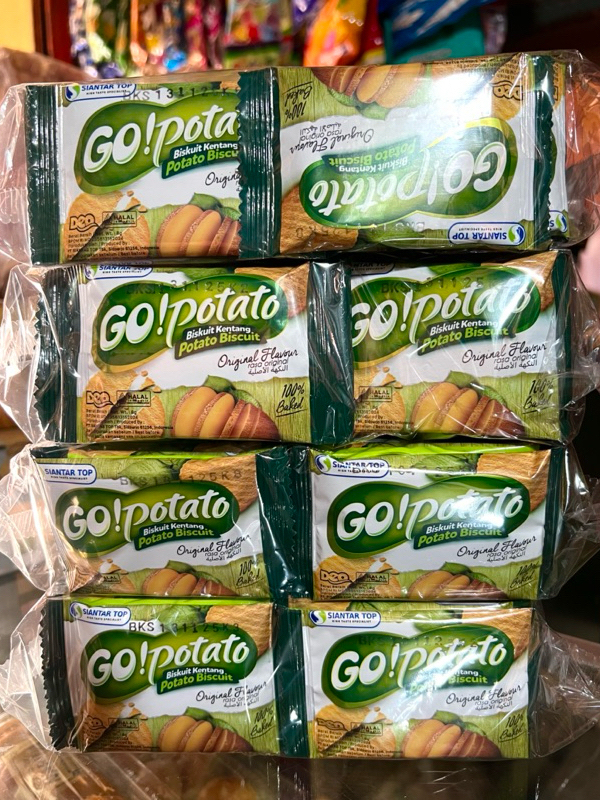 Jual Biskuit Go Potato @8g ( 1 Renceng isi 10 Pcs ) | Shopee Indonesia