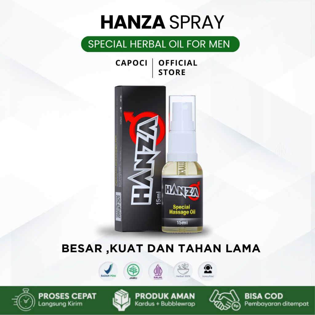 Jual No.1 Hanza Oil Spray Minyak Semprot Pembesar Vital Pria Mr P ...