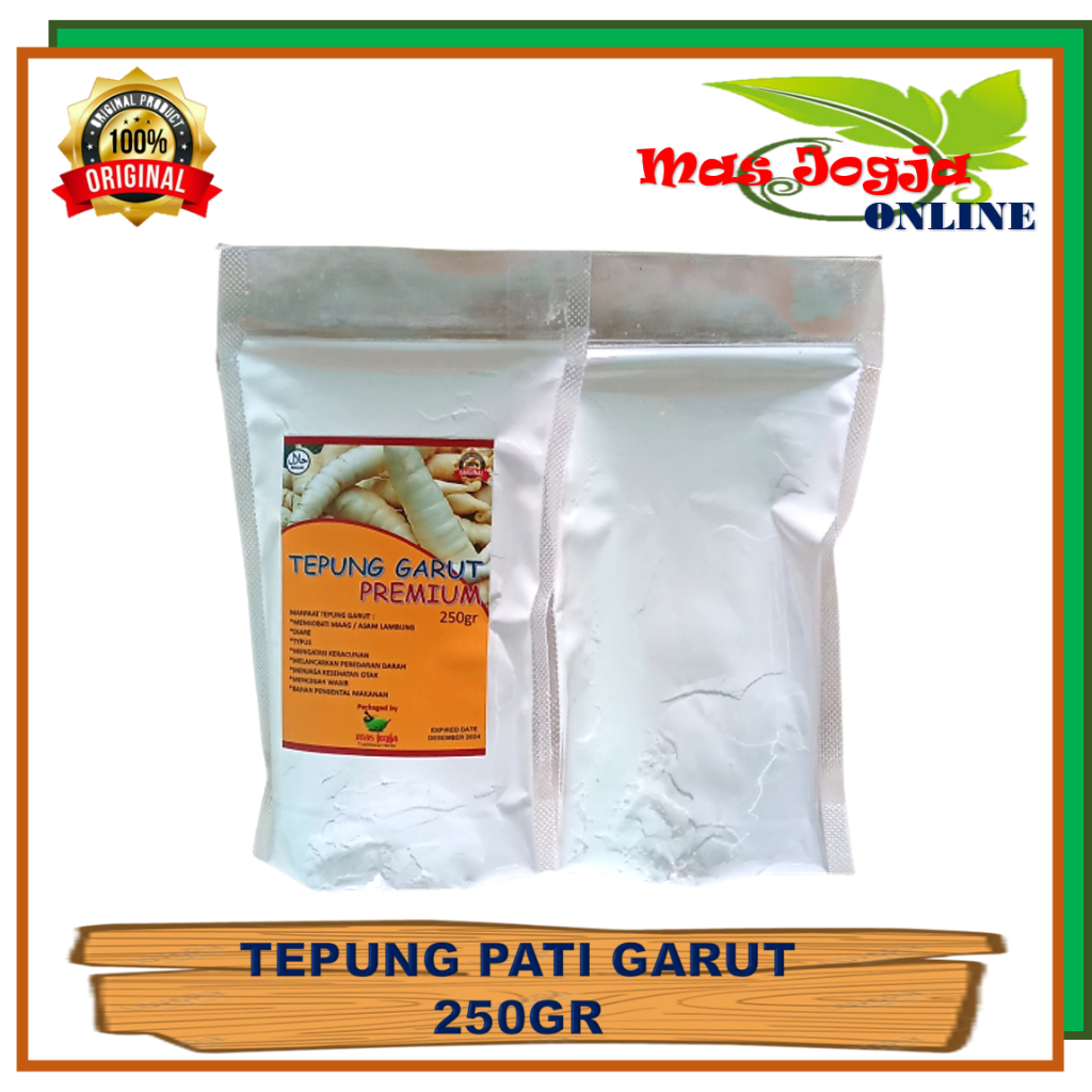 Jual TEPUNG GARUT PATI IRUT, PATI ANGKRIK, PATI GARUT BUBUR ASAM ...