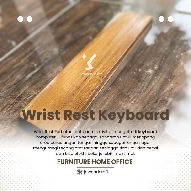 Jual Wrist Rest Keyboard/Sandaran Tangan Keyboard Ketik Komputer/Arm ...