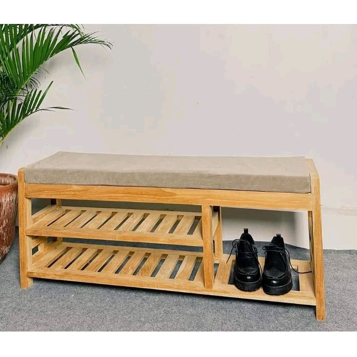 Jual Bangku rak sepatu multifungsi, sofa rak sepatu minimalis | Shopee ...