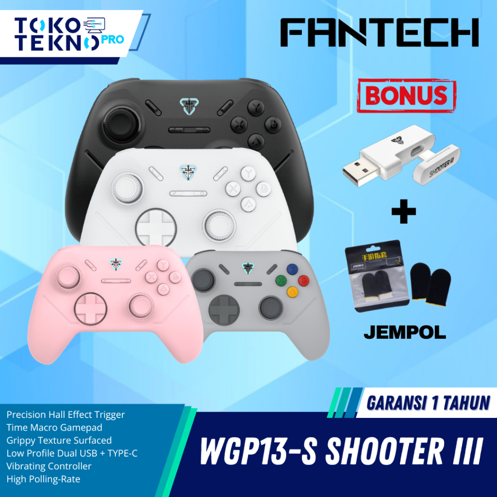 Jual Fantech WGP13 / WGP-13 / WGP13s / WGP-13s Shooter III 3 Wireless ...