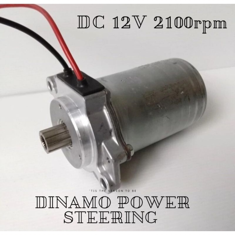Jual Dinamo DC Motor 12V 2100 Rpm Ex Power Steering High Tourqui ...