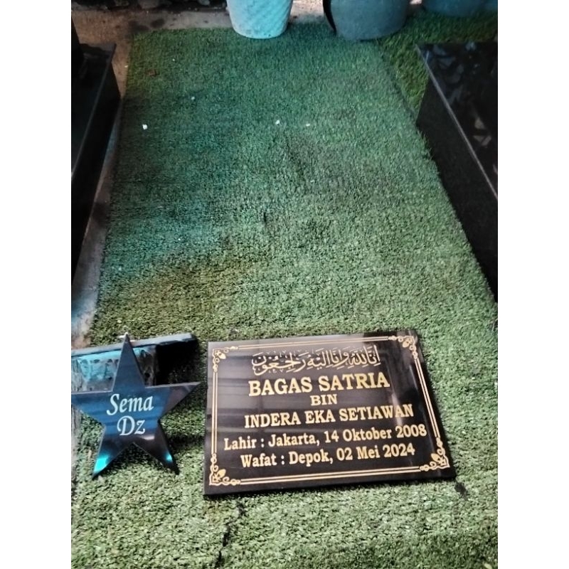 Jual LEMPENGAN NISAN/LEMPENGAN BATU NISAN/LEMPENGAN NAMA/JAHUL 20X30/NISAN MAKAM GRANIT FULL ...
