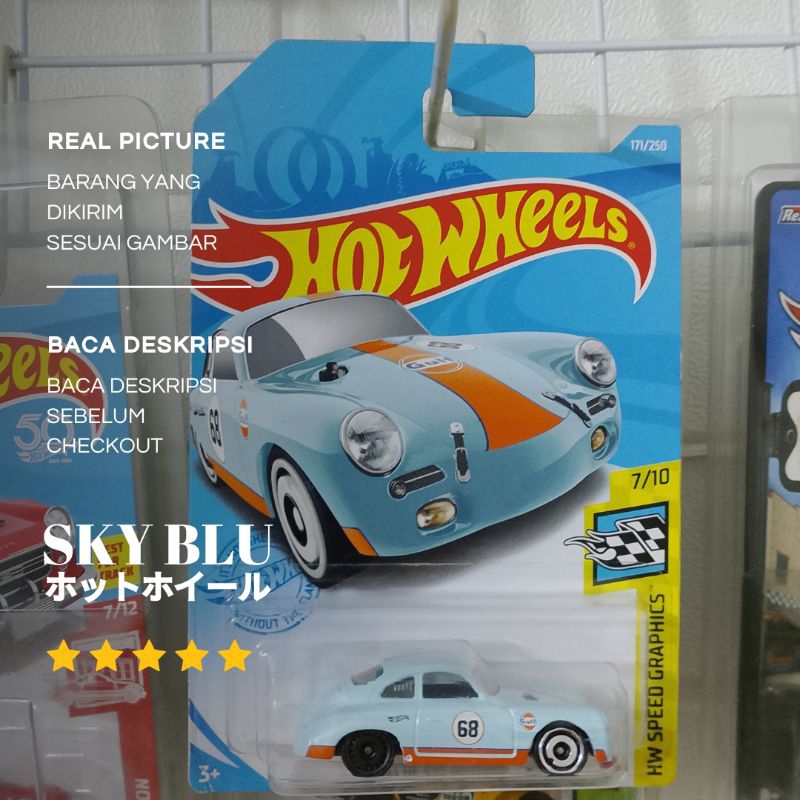 Jual HOT WHEELS PORSCHE 356 OUTLAW GULF (HW SPEED GRAPHICS) | Shopee ...