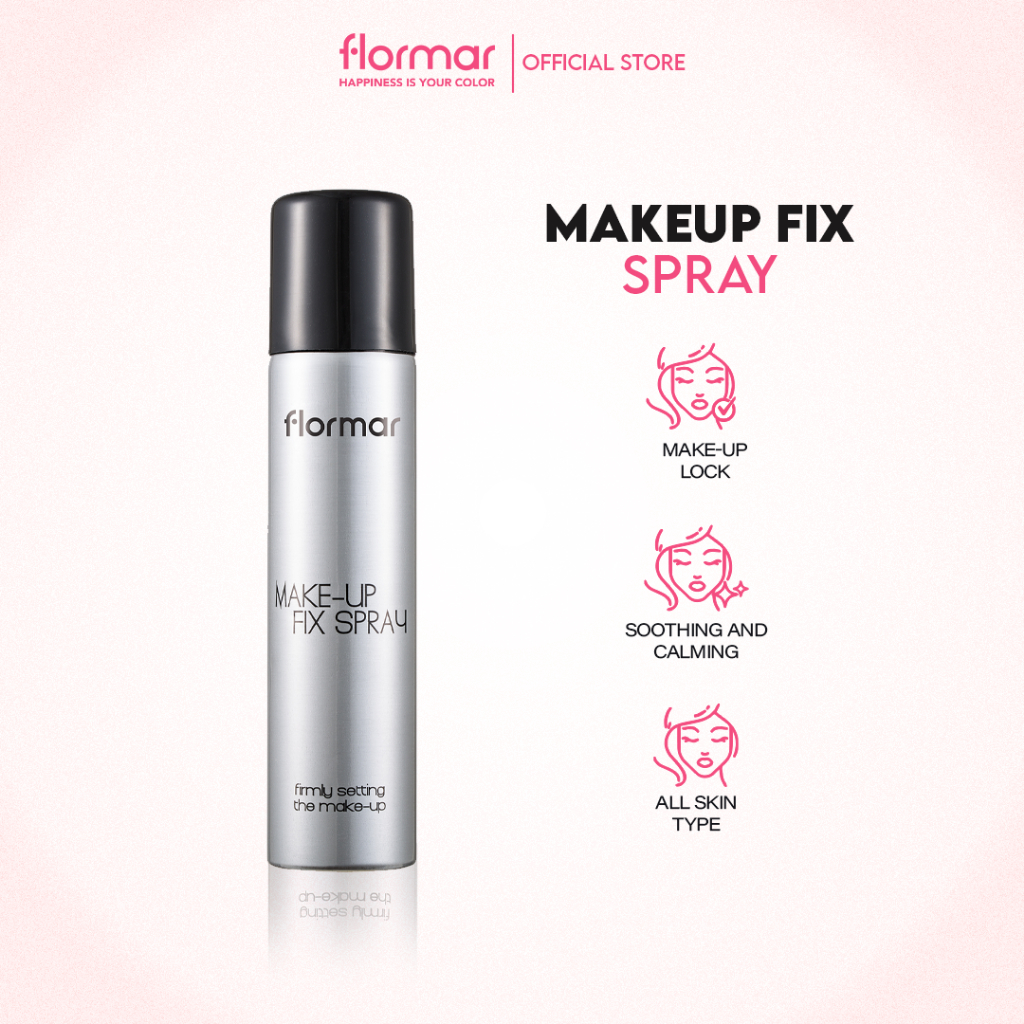 Jual Flormar Makeup Fix Spray 75ml | Make-up Setting Spray Lock Makeup ...