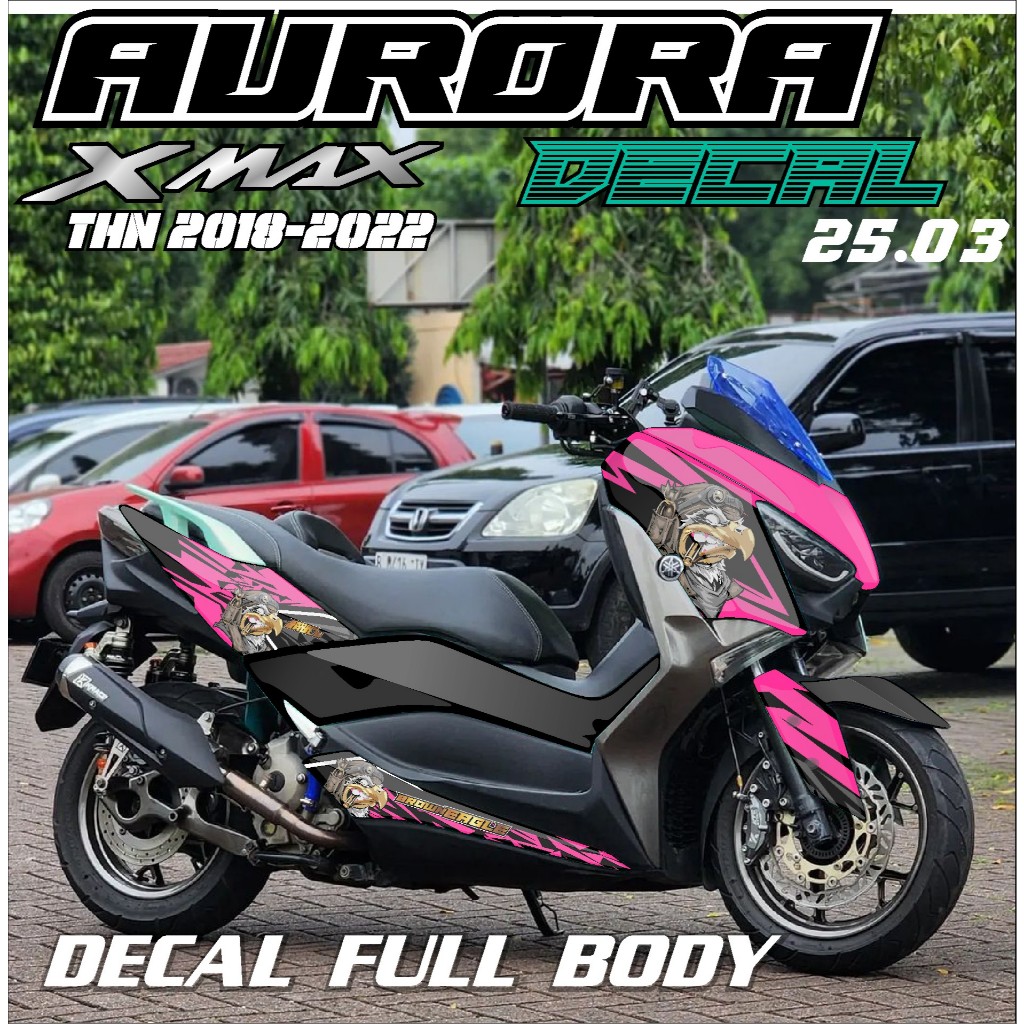 Jual COD DECAL TERBARU XMAX NEW FULL BODY NEW XMAX TAHUN 2018 2019 2020 ...