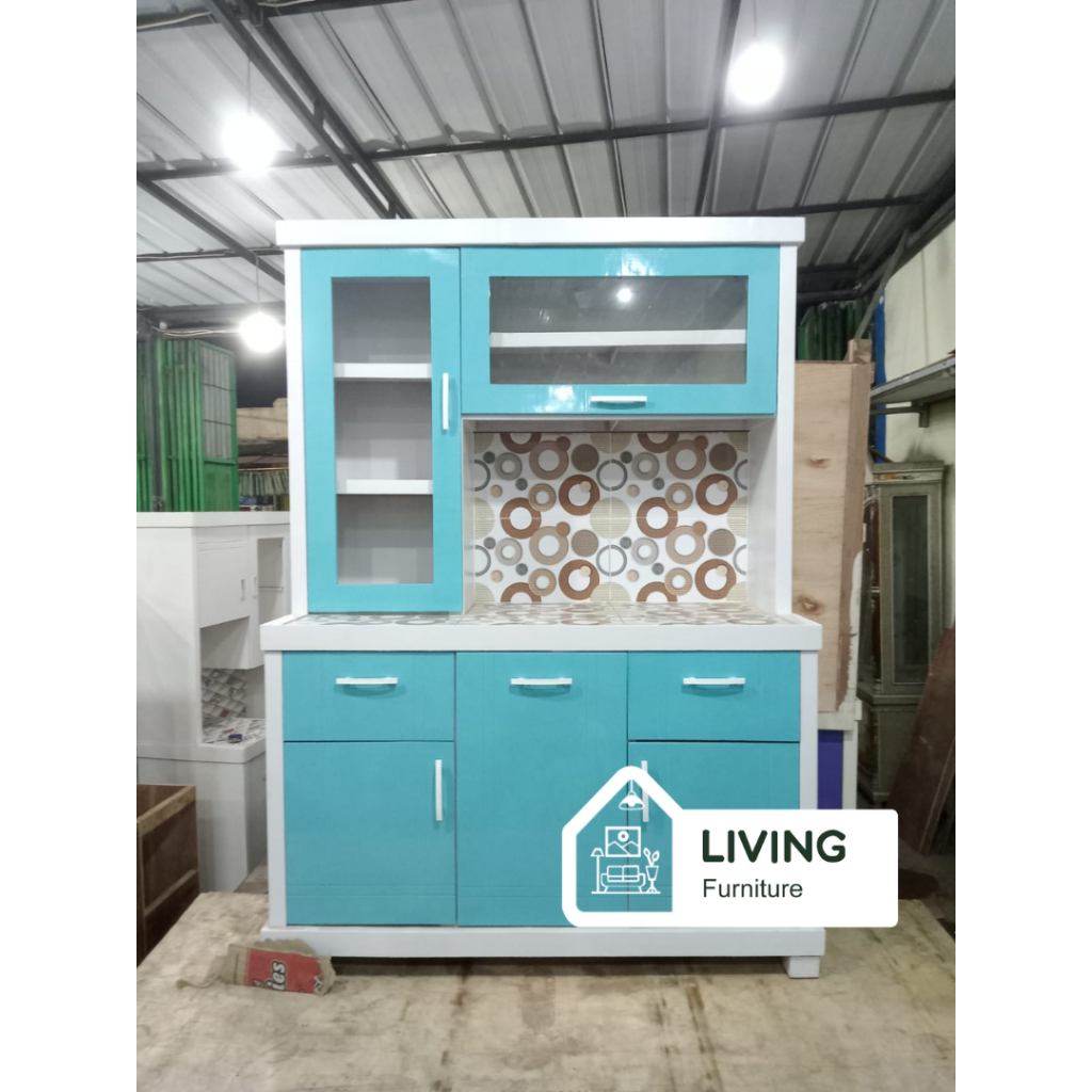 Jual Lemari sayur / rak piring kayu / rak dapur / kitchen cabinet / rak ...