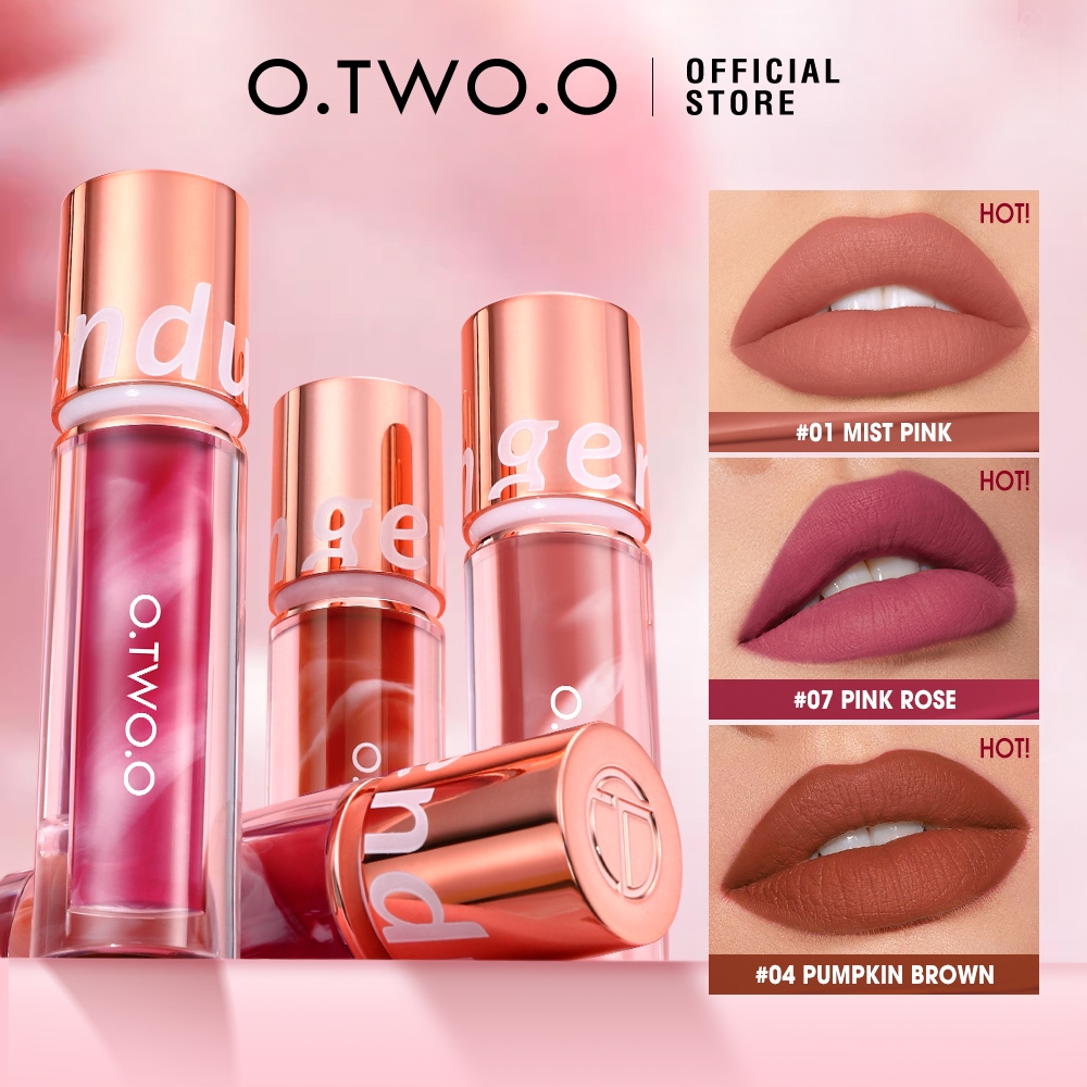 Jual O.TWO.O Matte Lipstick Long Lasting Waterproof Ultra Stay Smooth ...