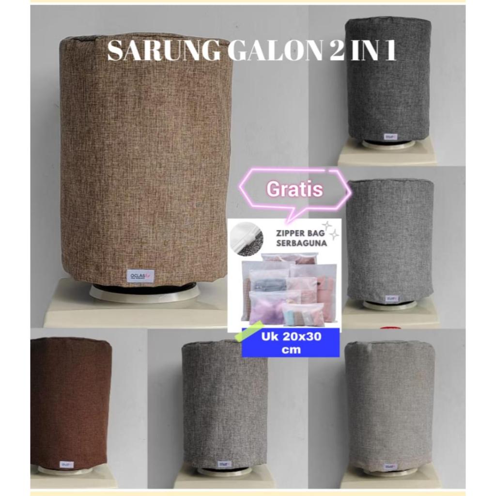 Jual Sarung Galon / Cover Galon 2in1 Dispenser Atas & Bawah Kain Tebal ...