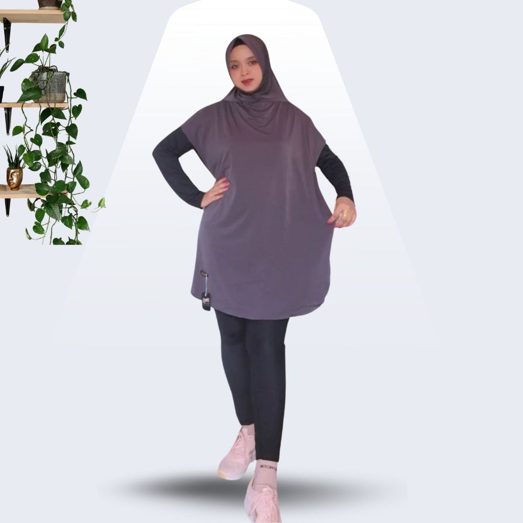 Jual Hijab Setelan Olahraga Set Sporty Super Jumbo Model Rompi 3in1 ...