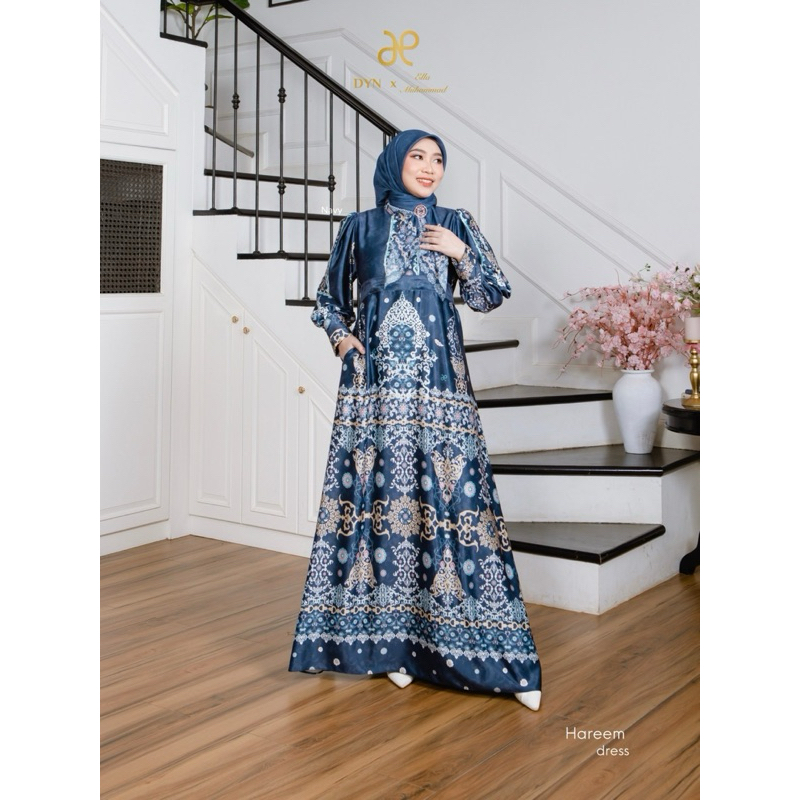Jual DYN clothingline x Ella Muhammad topkapi series/ hareem dress dyn ...